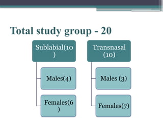 NASOLABIAL CYST.pptx and it’s mangment ,excision | PPTX