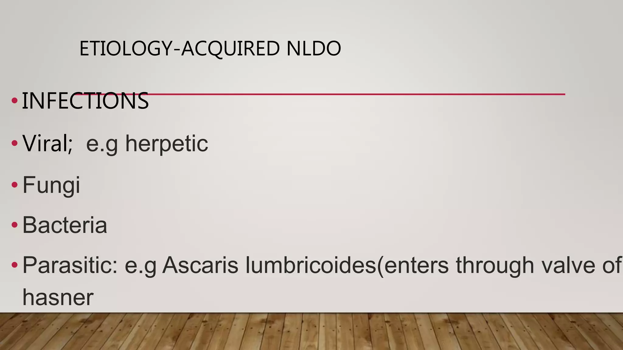 Nasolacrimal duct obstruction | PPTX