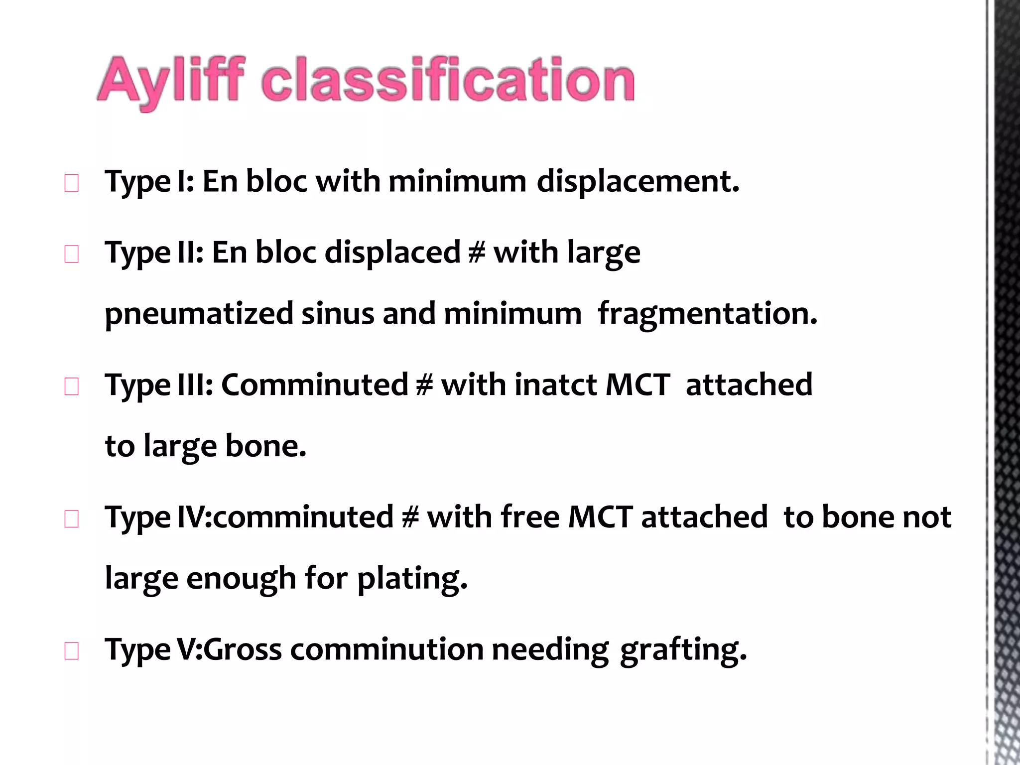 NOE FRACTURE PPT | PPTX