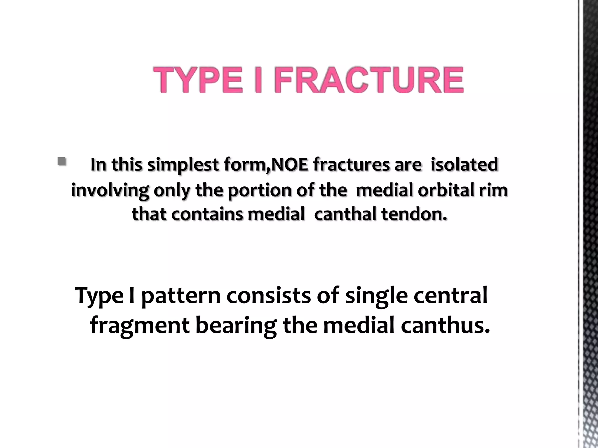 NOE FRACTURE PPT | PPTX