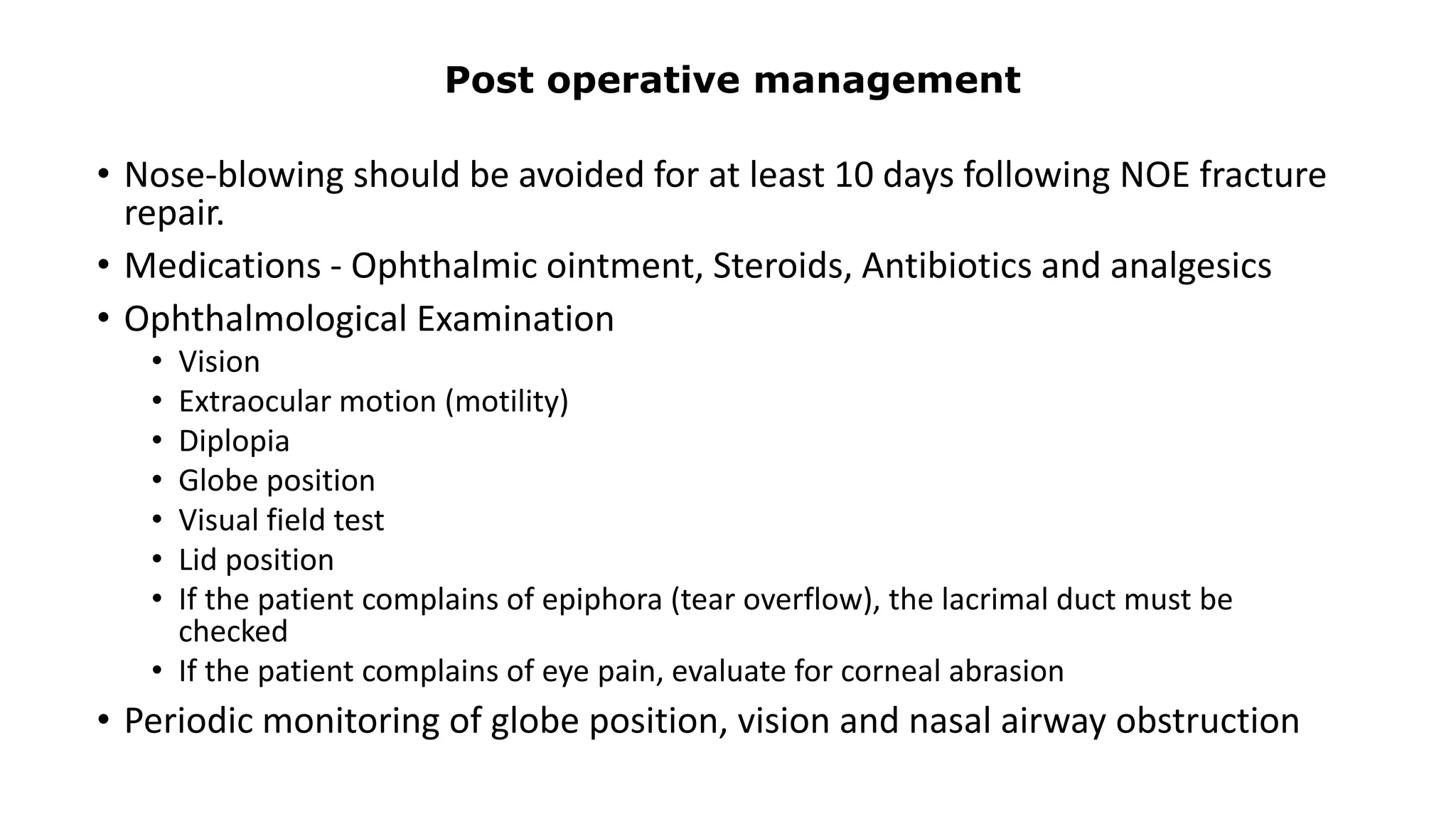 Naso orbito ethmoid (noe) complex fracture | PPTX