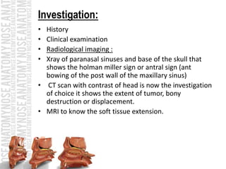 Nasopharyngeal angiofribroma | PPTX | Ear, Nose and Throat Conditions ...