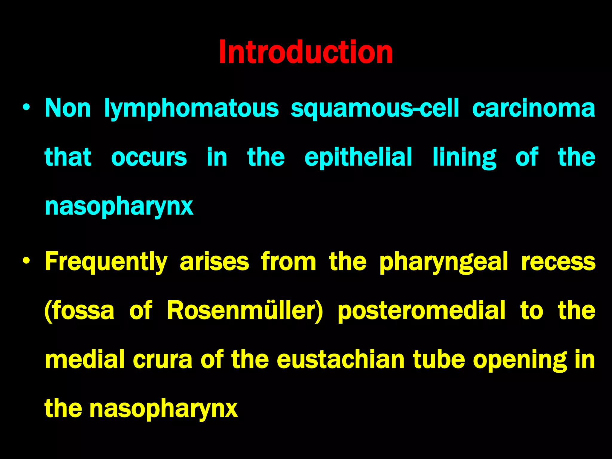 Nasopharyngeal carcinoma | PPT