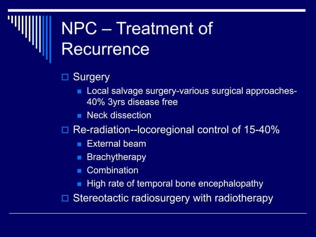 NASOPHARYNGEAL CARCINOMA ppt | PPT | Ear, Nose and Throat Conditions ...