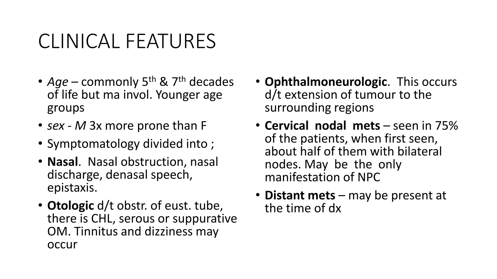 Nasopharyngeal Carcinoma2020 Pptx