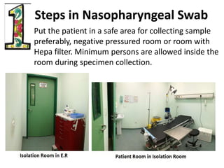 Nasopharyngeal Swab Lecture Health Care Settings | PPTX | Ear, Nose and ...