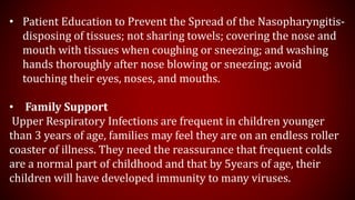 Nasopharyngitis | PPTX