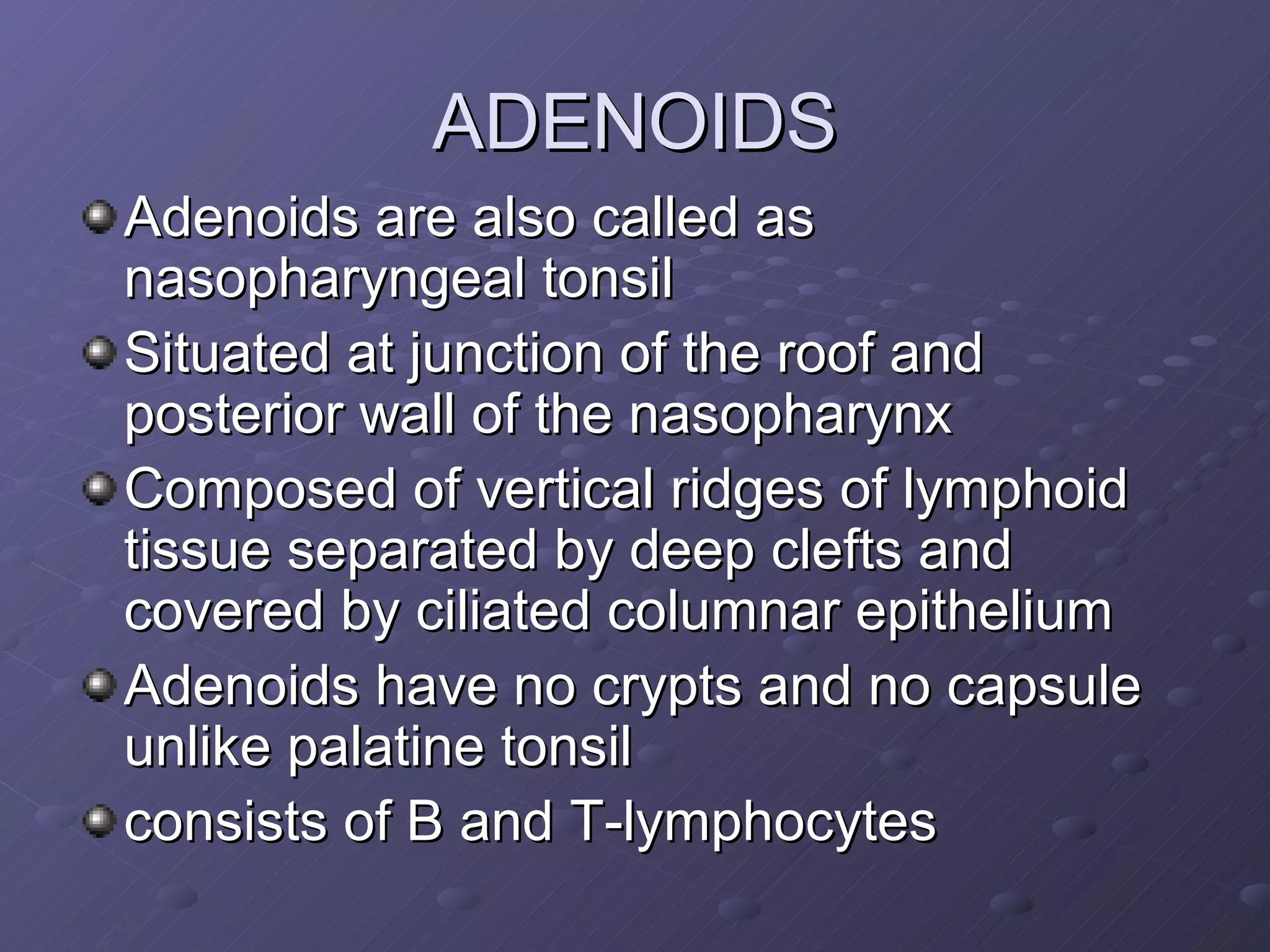 Nasopharynx and its diseases | PPT