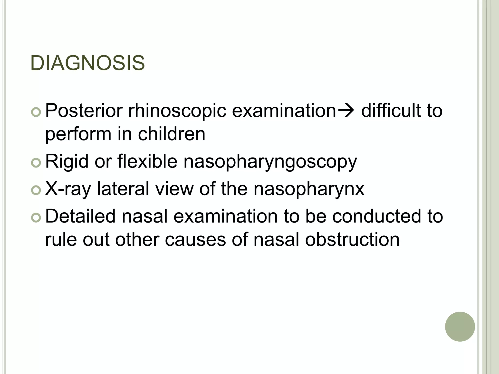 Nasopharynx and its diseases | PPTX