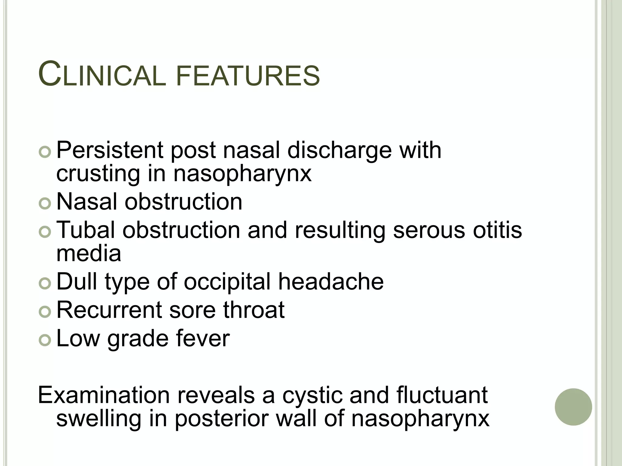 Nasopharynx and its diseases | PPTX