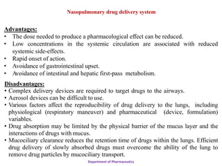 Nasopulmonary-DDS-NDDS.7th semester notes | PPTX