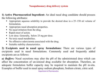 Nasopulmonary-DDS-NDDS.7th semester notes | PPTX