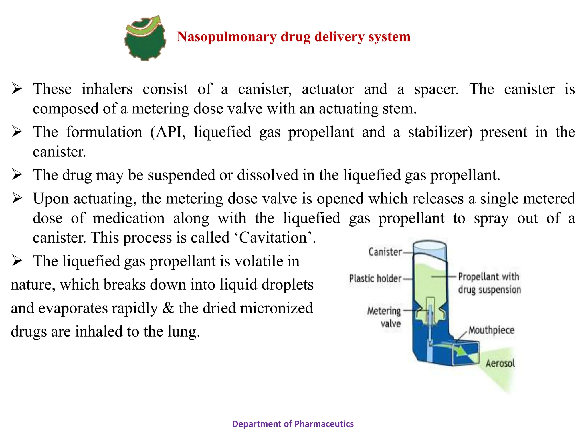Nasopulmonary- drug delivery system pptx | PPTX