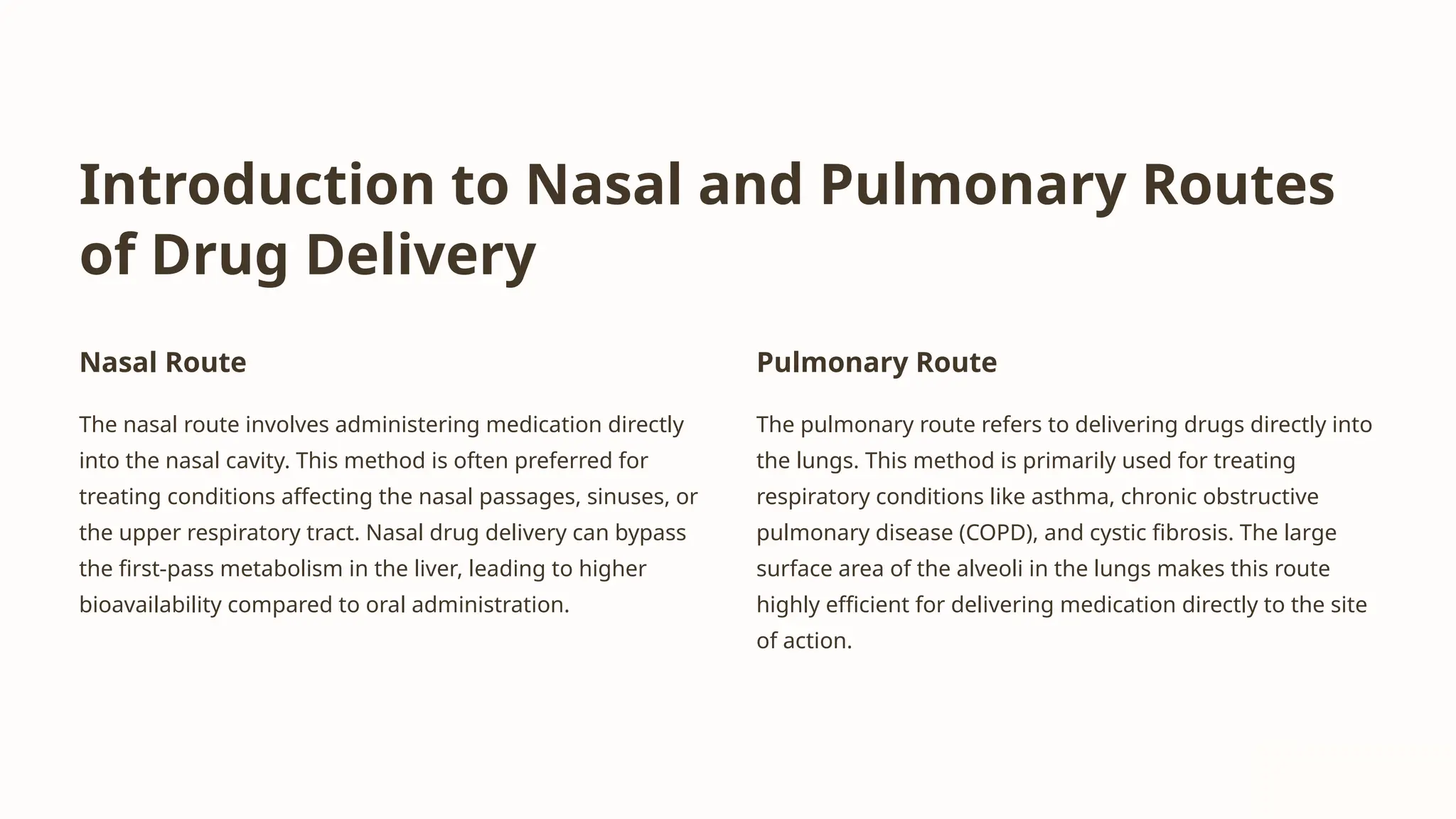 Nasopulmonary Drug Delivery A Comprehensive Overview on Slideshare by ...
