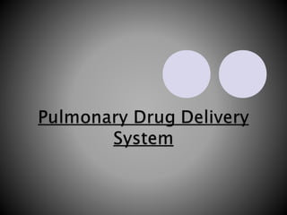 Nasopulmonary dds | PPTX