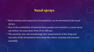 Nasopulmonary Drug Delivery System | PDF