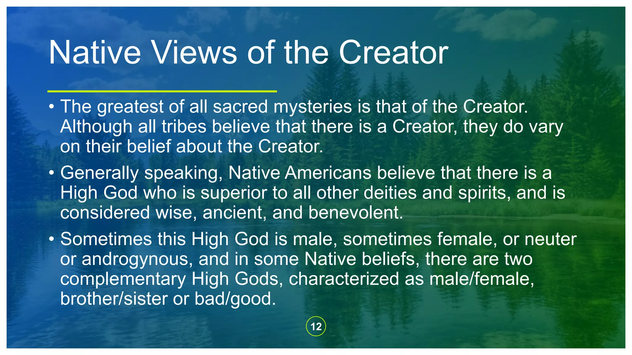 Native American Spirituality (Chris Verschage) | PPTX