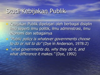 Nasrun public policy-revised | PPT