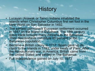 Nassau (bahamas) presentation | PPTX | Desserts and Baking | Food & Drink