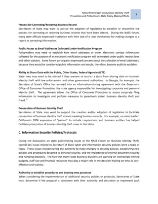 Business Identity Theft White Paper | PDF