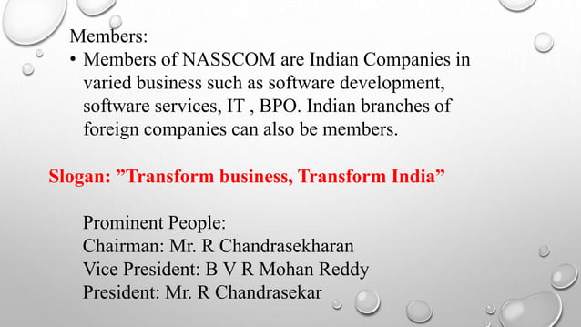 Nasscom | PPTX