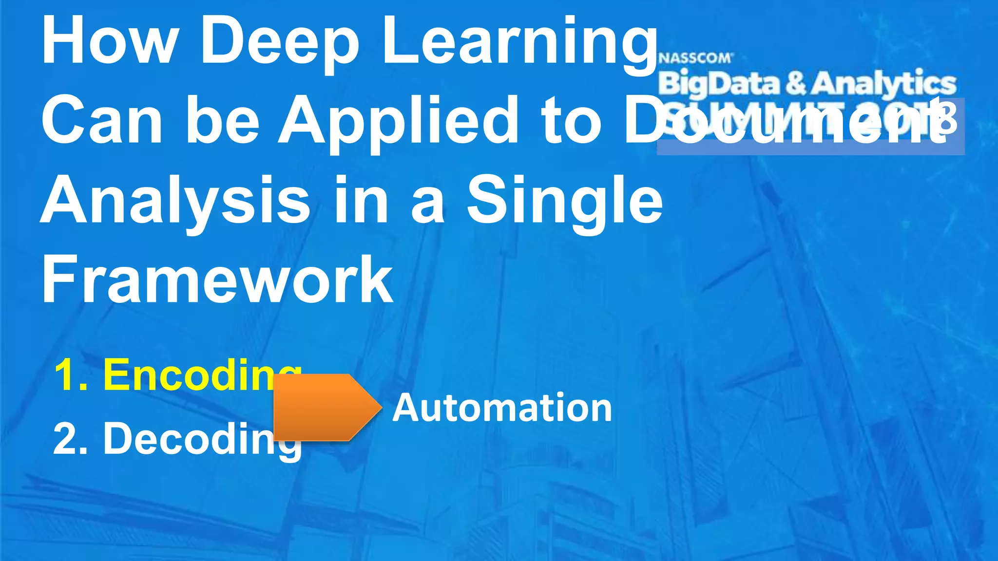 Document Analysis with Deep Learning | PPTX