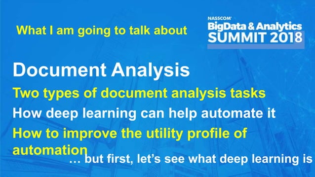 Document Analysis with Deep Learning | PPTX