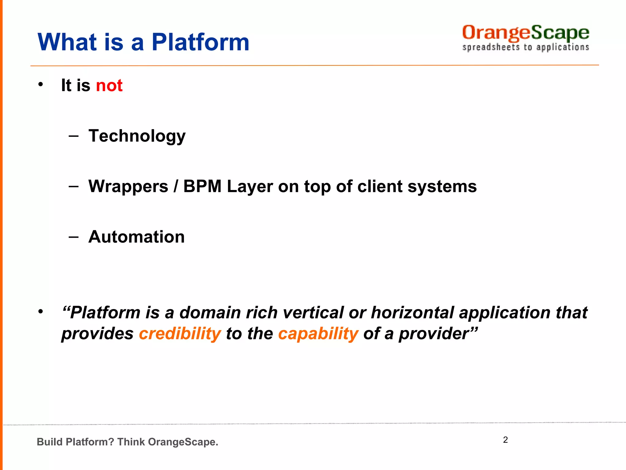 Platform BPO - Nasscom BPO Strategy Summit - June 2009 | PPT | Business ...