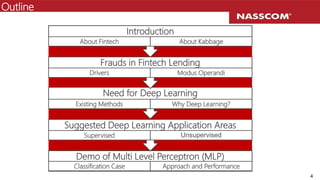 Nasscom how can you identify fraud in fintech lending using deep learning | PDF
