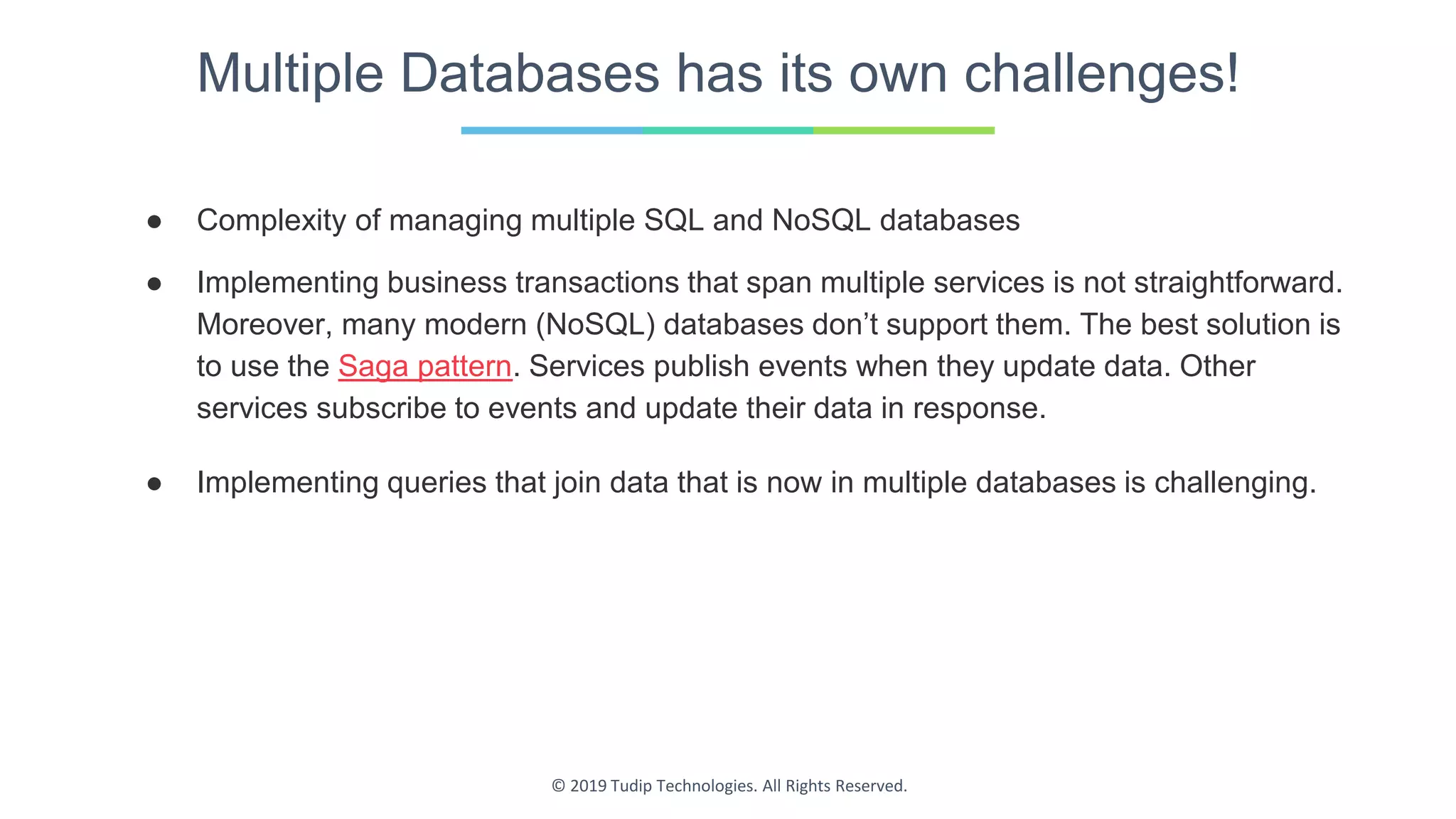 Nasscom Presentation Microservices Database Architecture By Tudip Ppt