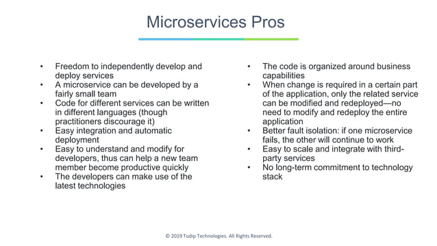 Nasscom Presentation Microservices Database Architecture By Tudip Ppt