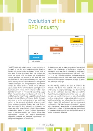 Nasscom\'s Bpo Career Guide Final | PDF