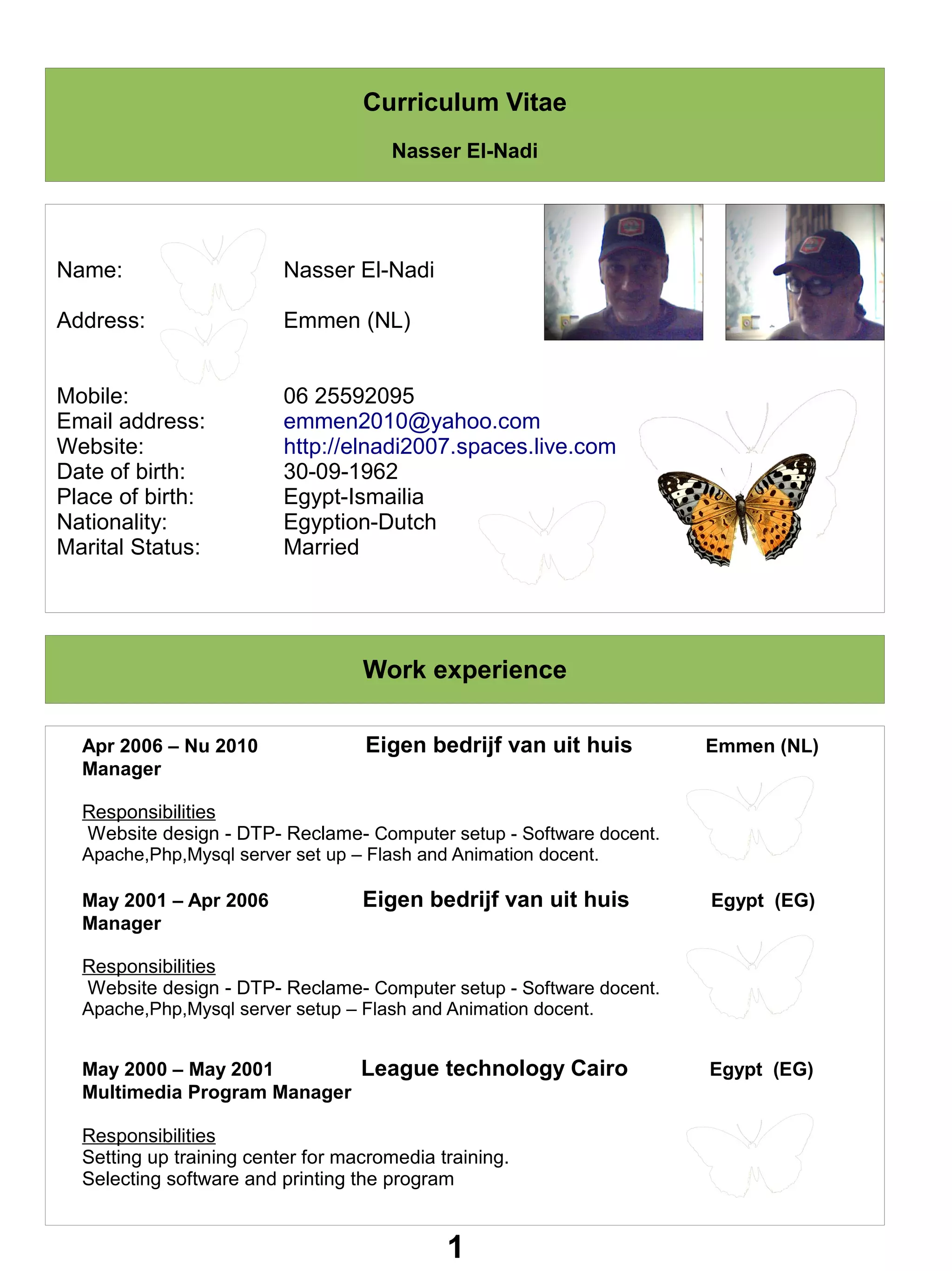 Nasser cv combinedfiles | PDF