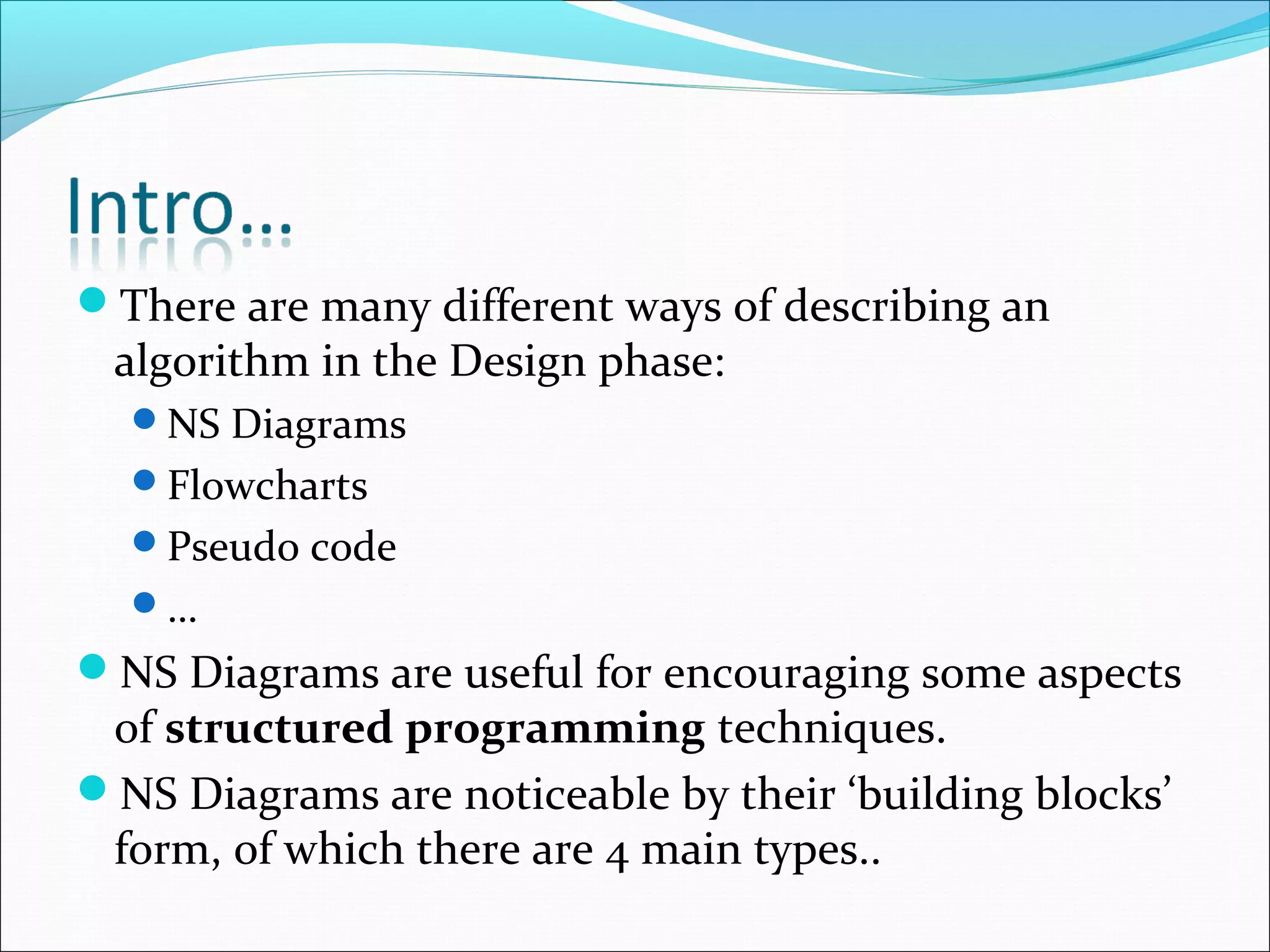 Nassi shneiderman diagrams | PPT