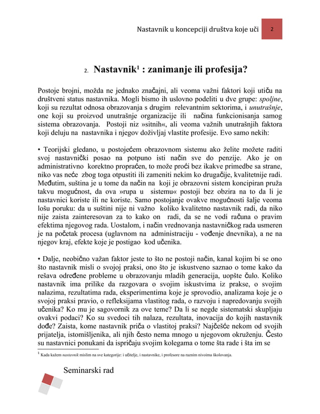 Nastavnik u koncepciji drustva koje uci | PDF