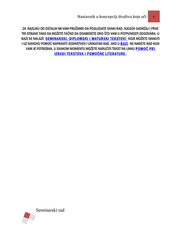 Nastavnik u koncepciji drustva koje uci | PDF