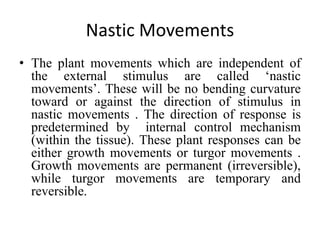 Nastic movment | PPTX