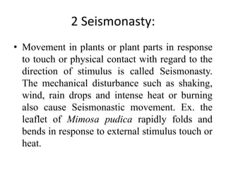 Nastic movment | PPTX