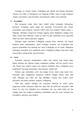 e-BUDGETING | DOCX