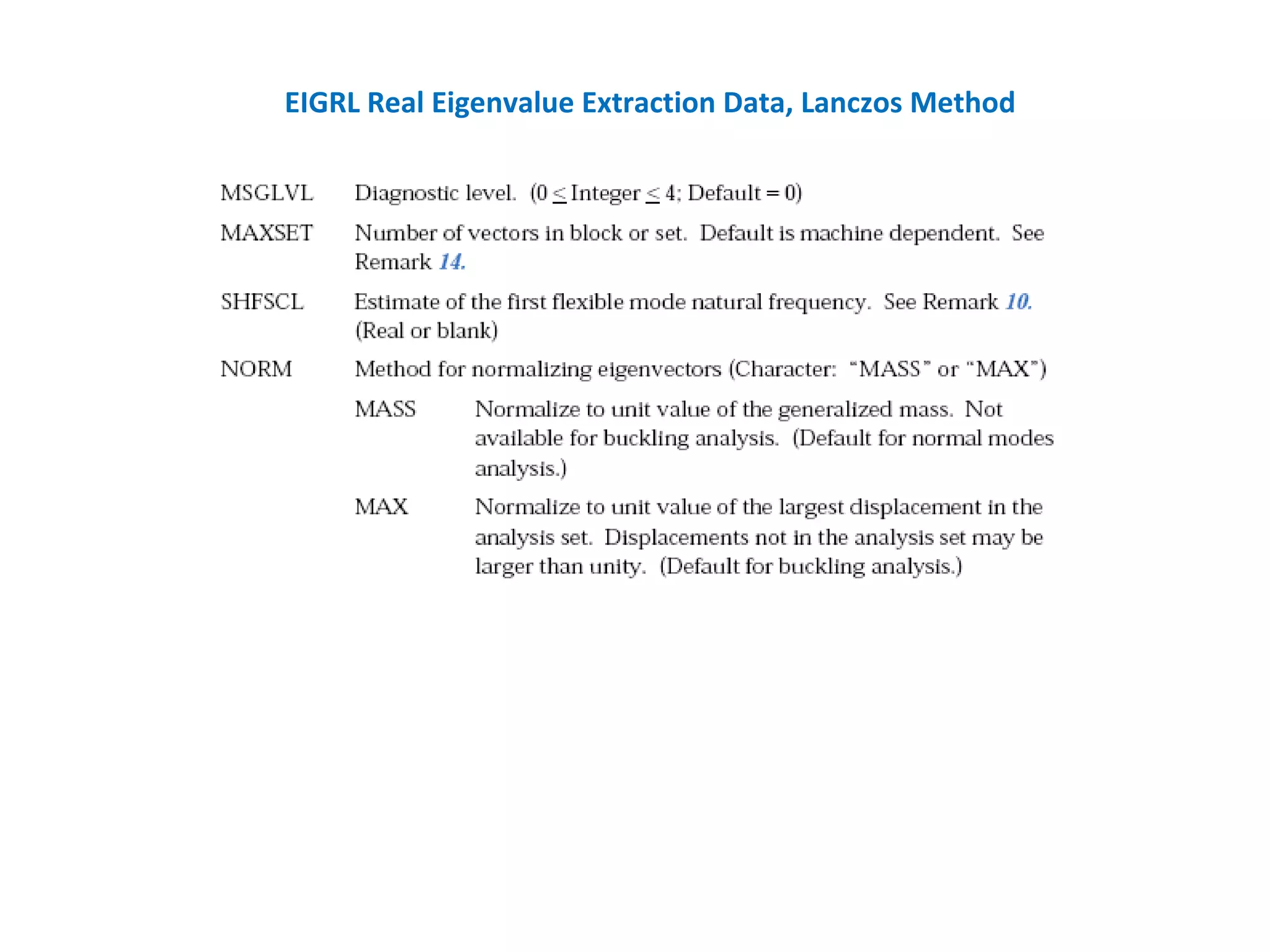 Nastran sol103 | PPT