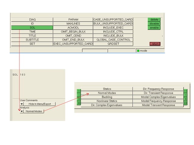 Nastran sol103 | PPT | Computing | Technology & Computing