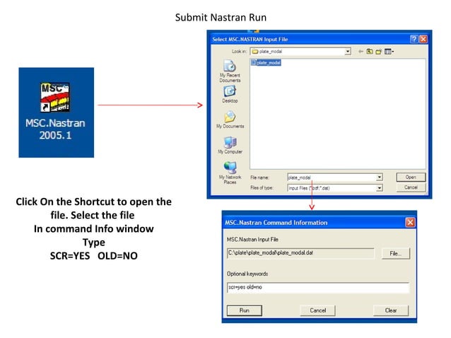 Nastran sol103 | PPT | Computing | Technology & Computing