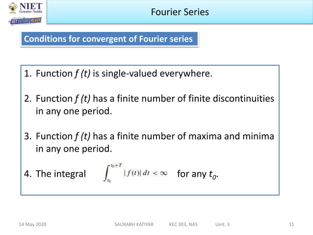 Network analysis & synthesis Fourier Series | PPTX