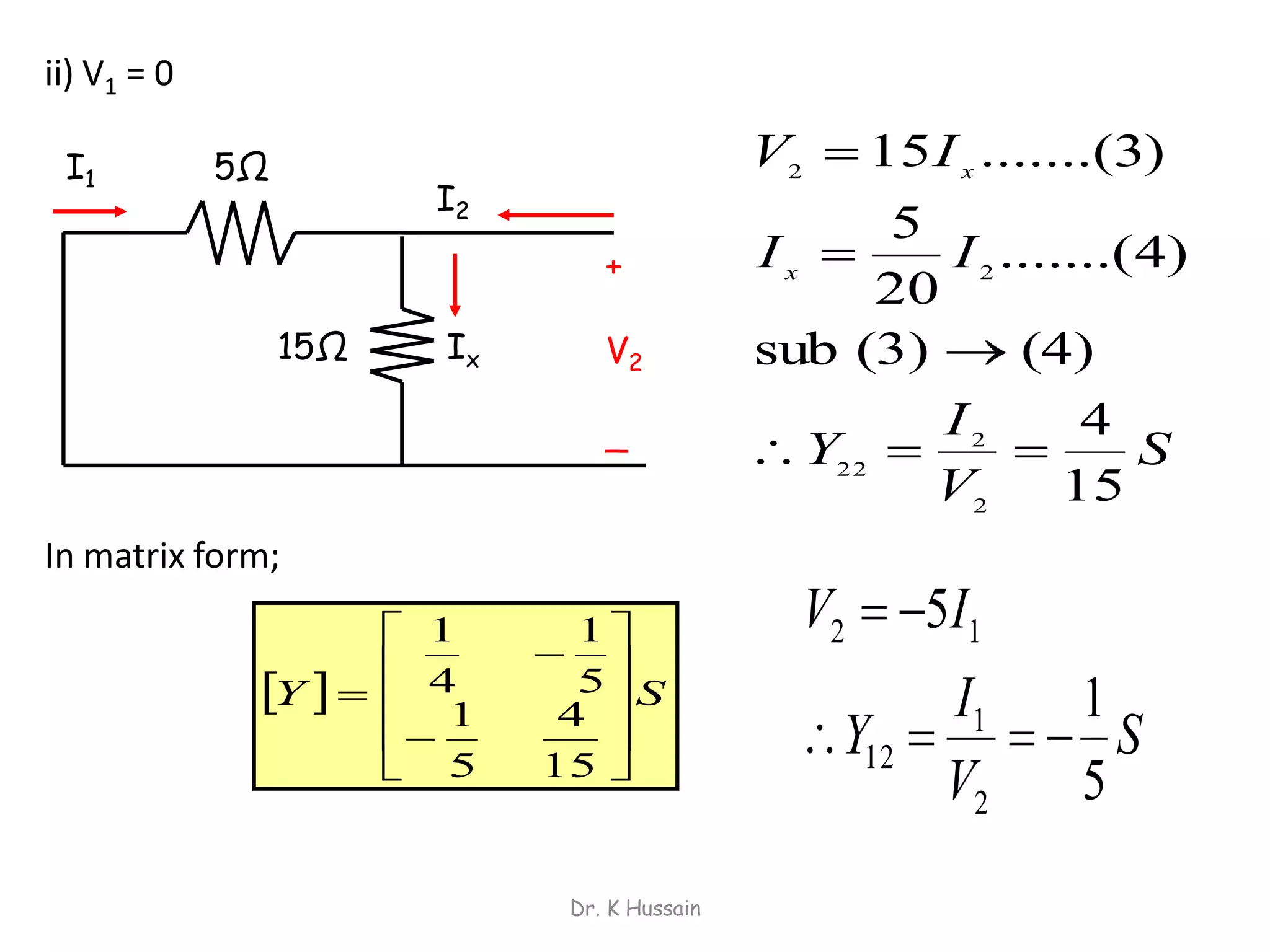 NAS-Unit-5_Two Port Networks | PDF