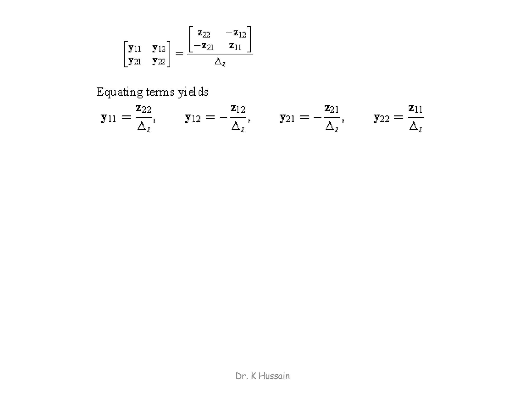 NAS-Unit-5_Two Port Networks | PDF