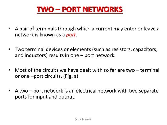 NAS-Unit-5_Two Port Networks | PDF