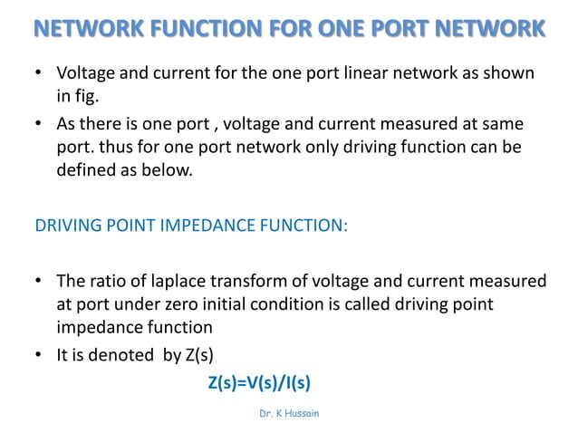 NAS-Unit-5_Two Port Networks | PDF