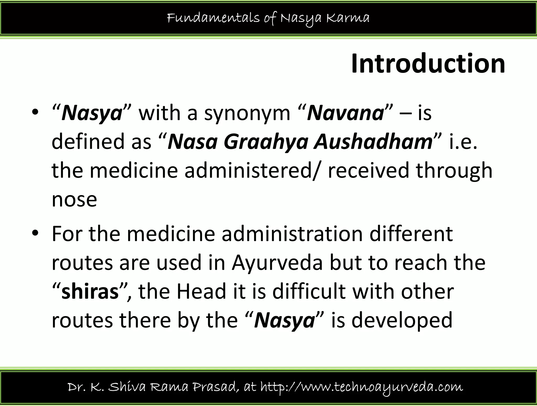Nasya 1-ksr | PDF