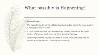 Nasya karma | PPTX