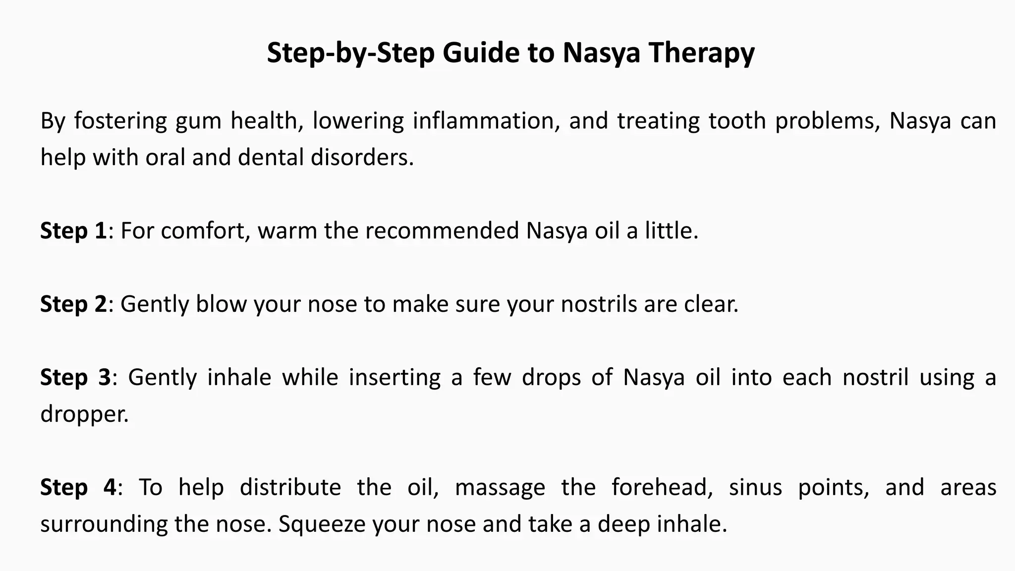 Nasya Therapy What Is It, Types And Benefits Of This Ancient Ayurvedic ...